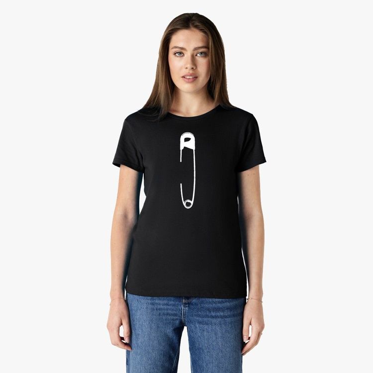 Safety Pin Women's Cotton T-Shirt - Hatsline - Hatsline