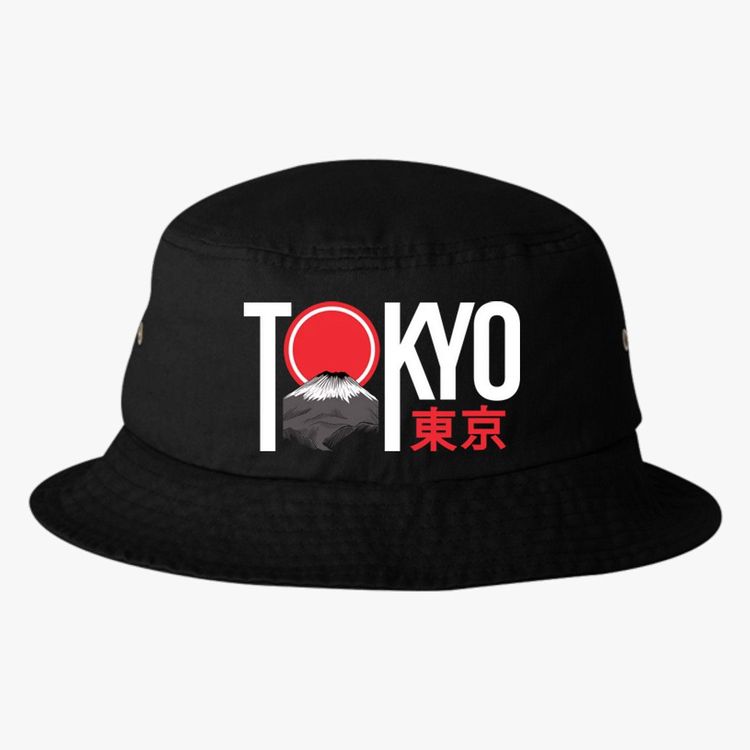 Tokyo Japan on Bucket Hat - Hatsline