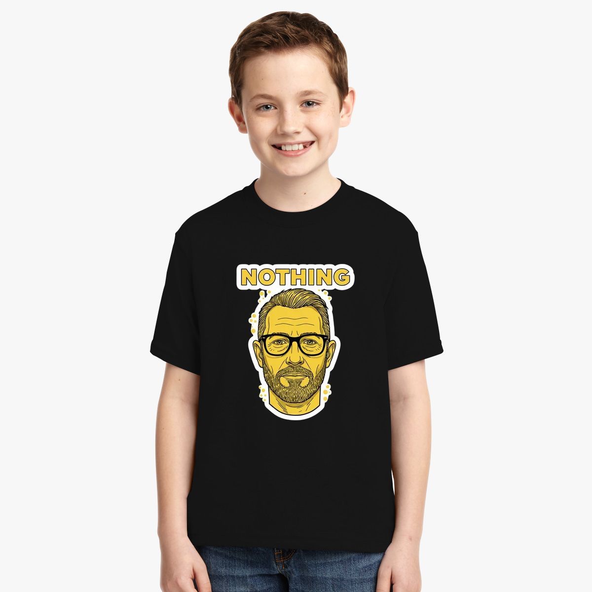 Nothing Ever Happens Chud Meme Wojak Gift on Youth T-Shirt - Hatsline