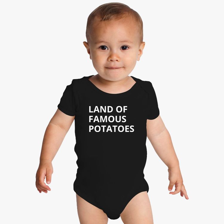 Land of Famous Potatoes Baby Onesies - Hatsline - Hatsline