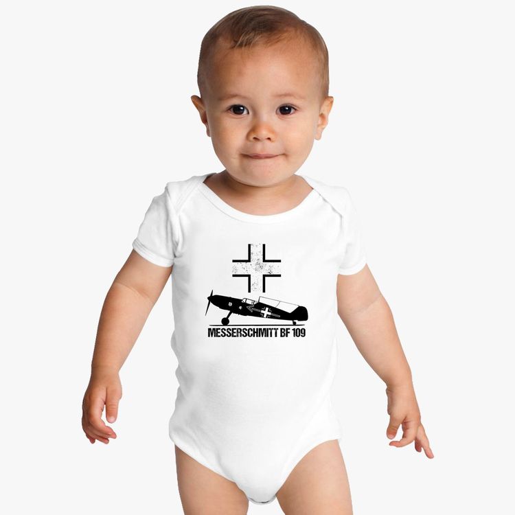 Messerschmitt BF 109 ME Warbird German Luftwaffe WW2 Baby Onesies ...