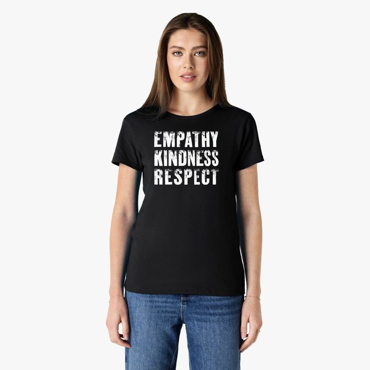 The Empathy, Kindness, Respect Women's Cotton T-Shirt - Hatsline - Hatsline