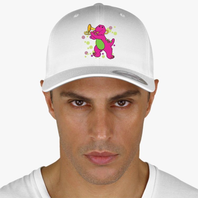 Barney Purple Dinosaur on Baseball Cap - Hatsline