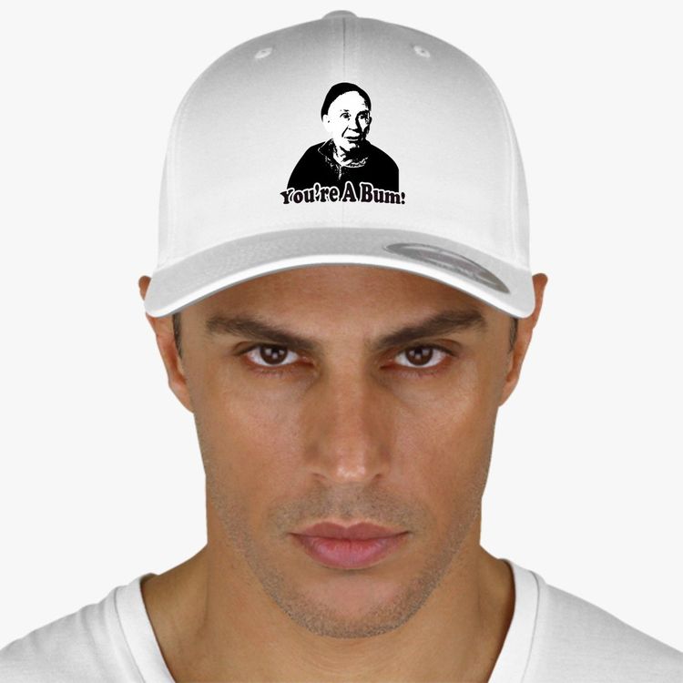 Mickey You're Bum Rocky Movie Quote on Baseball Cap - Hatsline