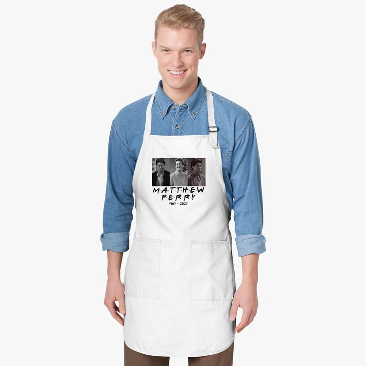 Matthew Perry Rip Friends Tv 90's Apron - Hatsline - Hatsline
