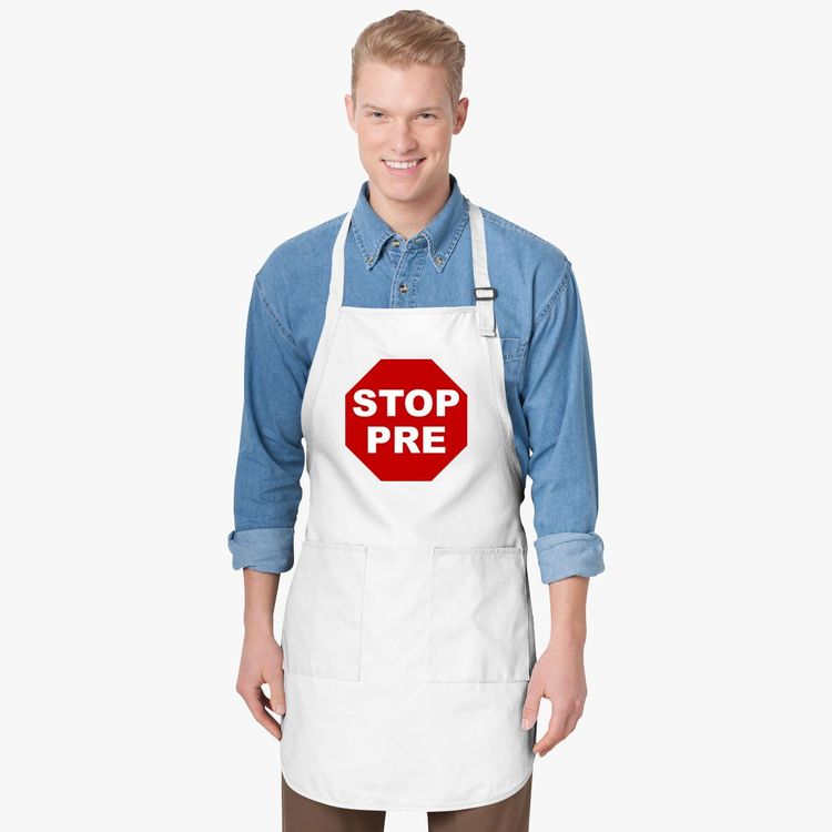 Stop Pre Steve Prefontaine American Long Distance Runner on Apron ...