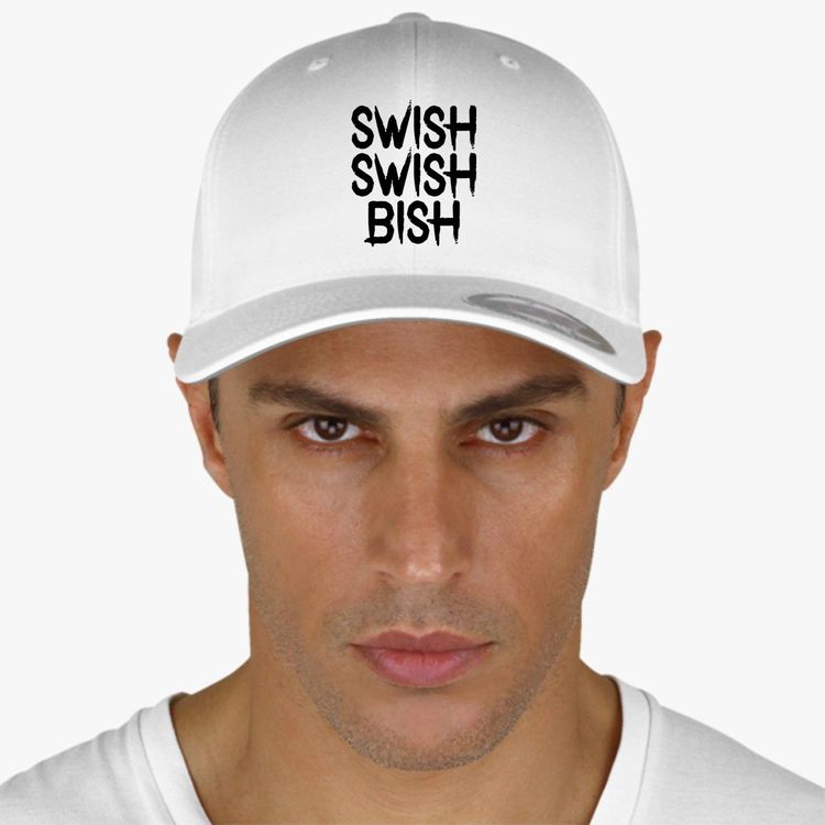 Swish Swish Bish Black Baseball Cap - Hatsline - Hatsline