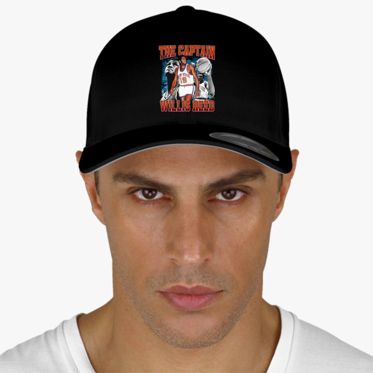 Willis Reed The Captain Basketball Legend Signature Vintage Retro 80s ...