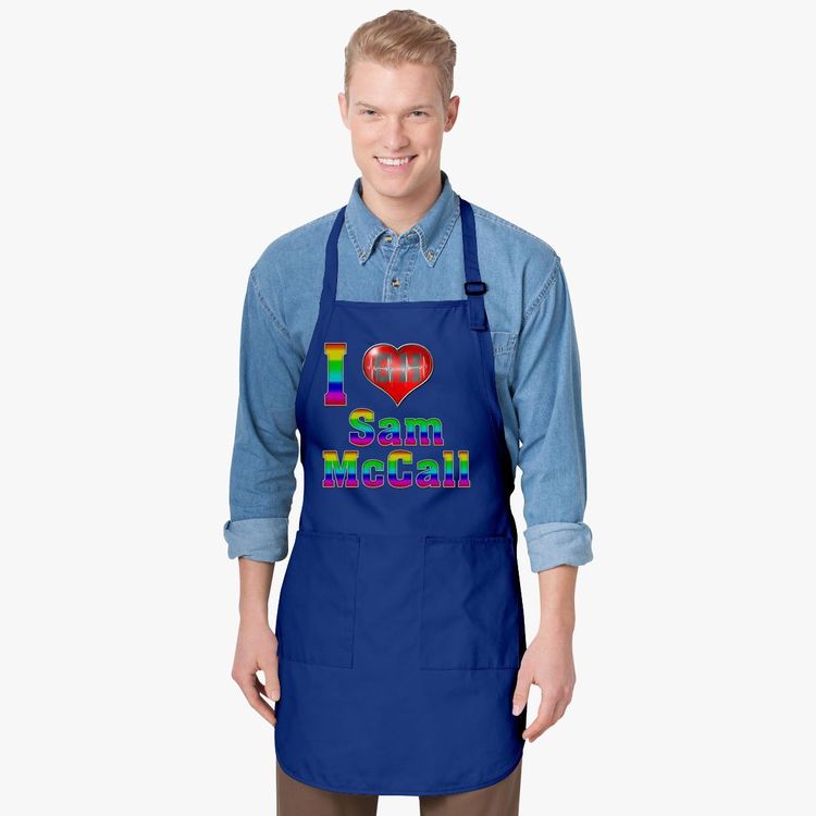 I Heart GH Samantha McCall Rainbow EKG Heart Apron - Hatsline - Hatsline