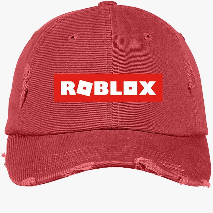 Roblox Distressed Cotton Twill Cap - Hatsline - Hatsline